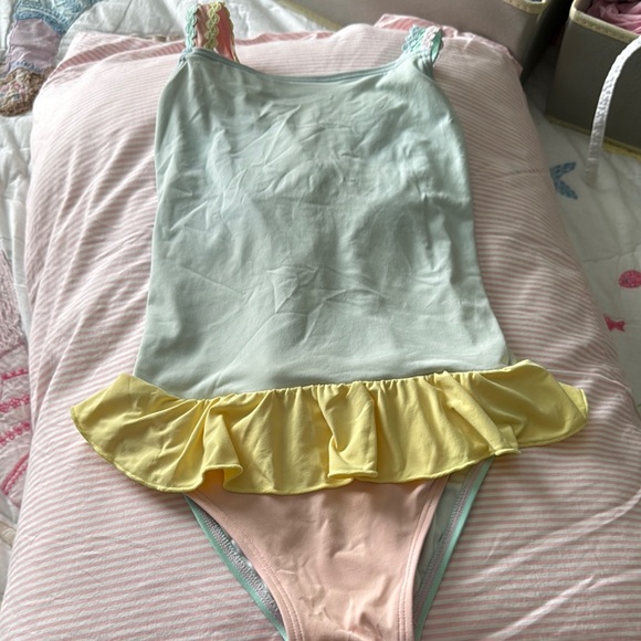 The Beaufort Bonnet Company | Swim | Tbbc Pastel Ruffle Swimsuit | Poshmark
